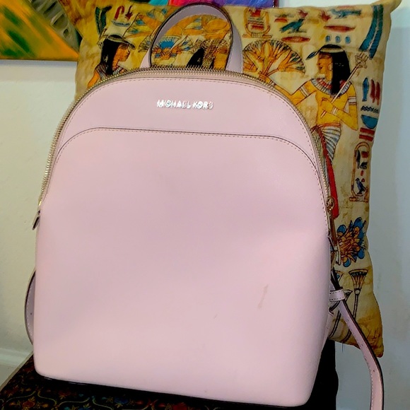 MICHAEL Michael Kors | Bags | Michael Kors Light Pink Backpack Purse ...